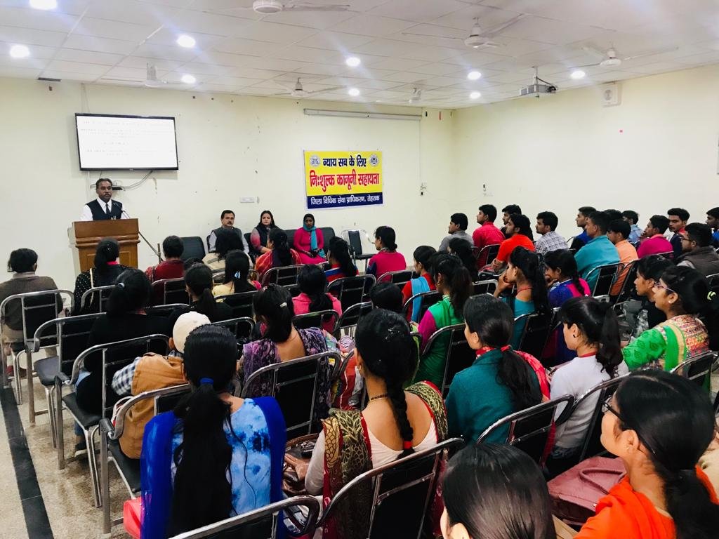 Extension Lecture organised by Legal Literacy Cell – Sh. L.N. Hindu College